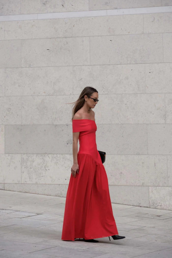 Jesselle Asym Gown - Coral – Iggy & Zee